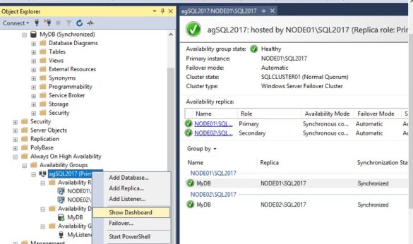 AWS, Windows: MS SQL 2017 with AlwaysOn (Named Instance, WSFC) on AWS ...