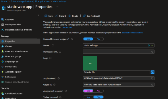 Entra ID (Azure AD) SSO and Azure Static Web Apps – Blog of Kliment ...